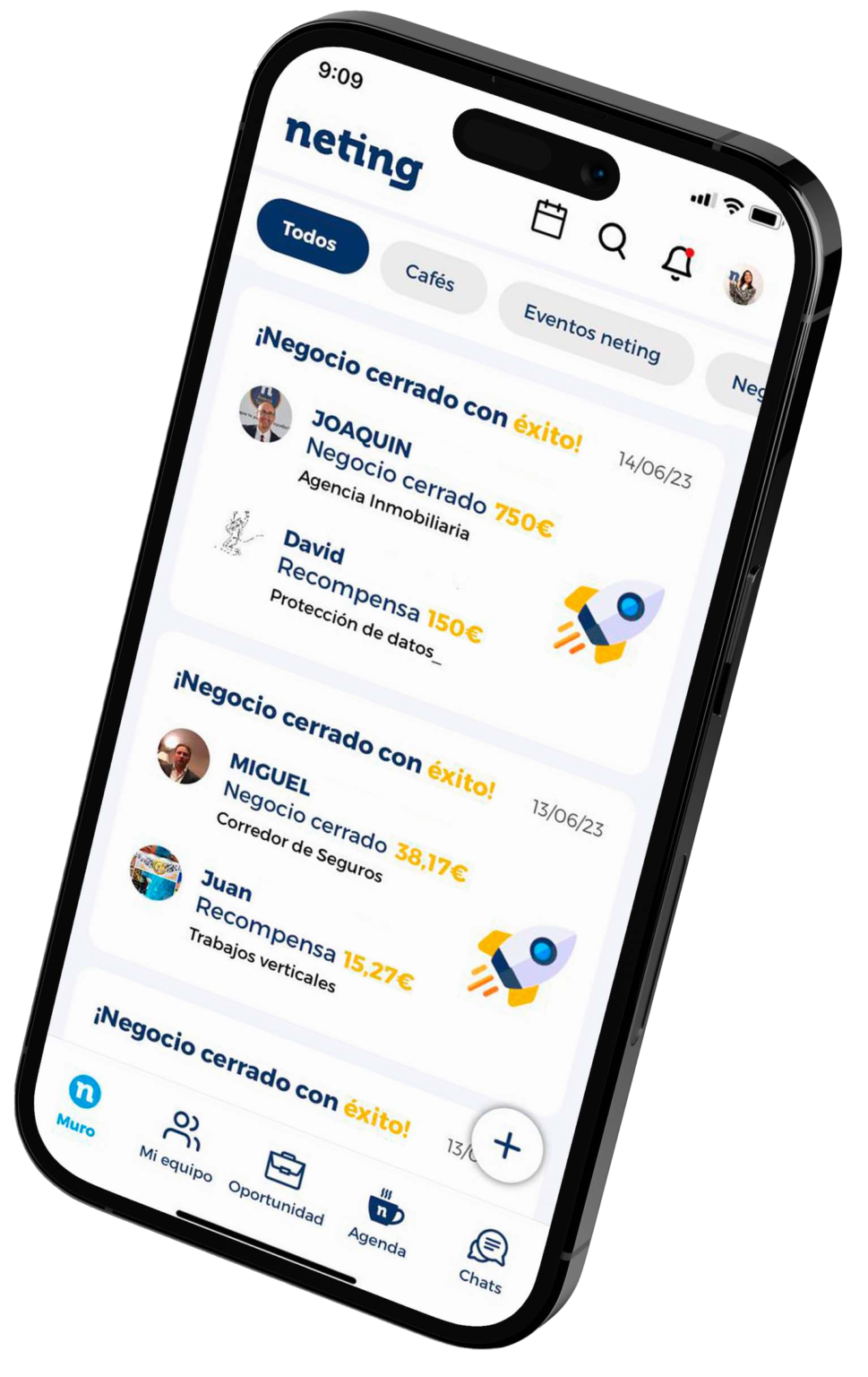 Equipos de Empresarios neting en México